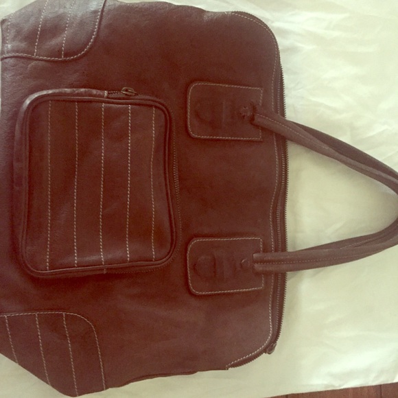 Sundance | Bags | Dark Brown Leather Bag | Poshmark
